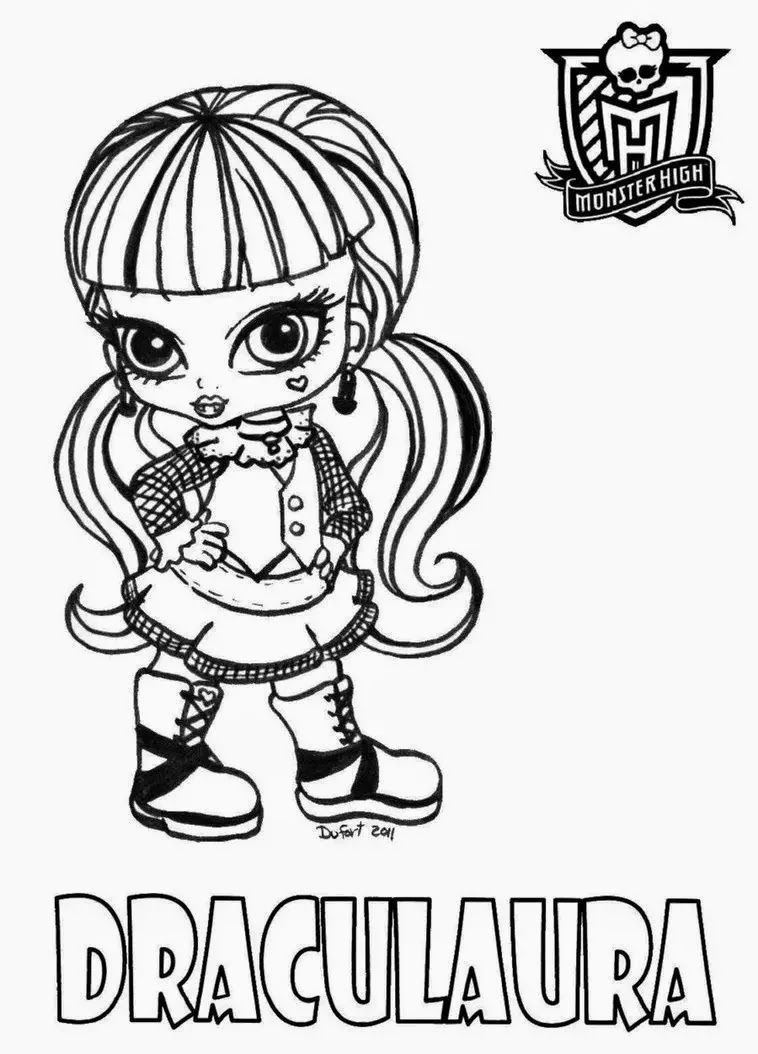 Desenhos para colorir Monster High
