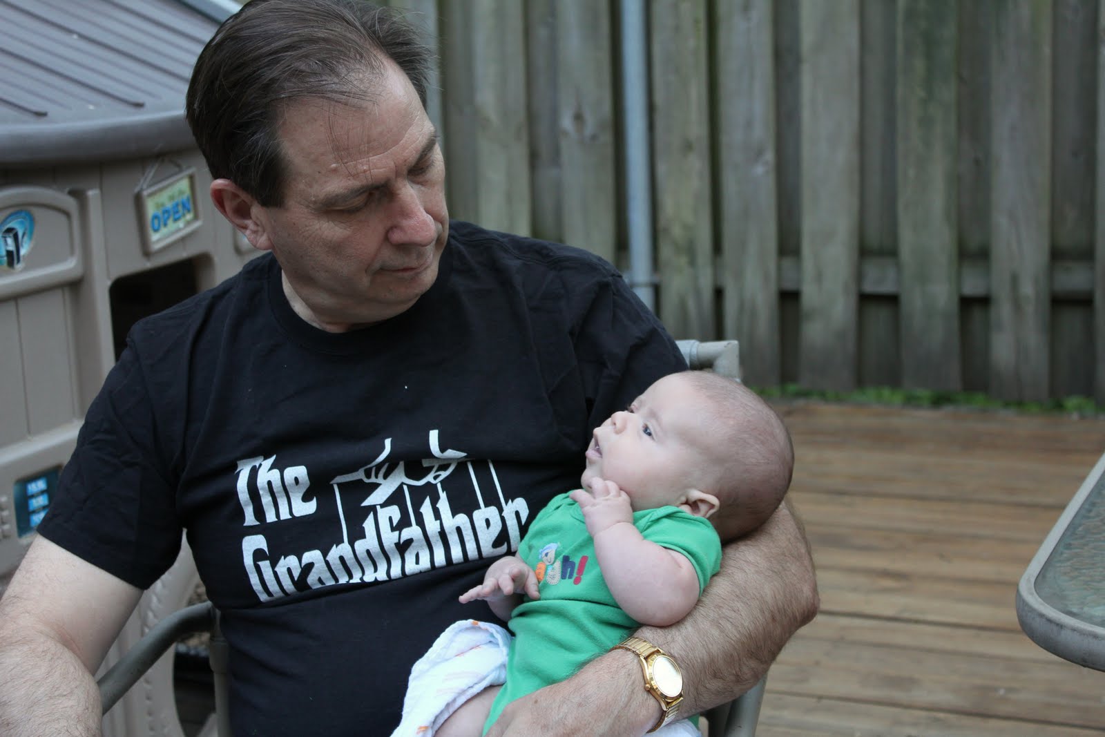 Quinn and Logan: Grandpa Steve Visit