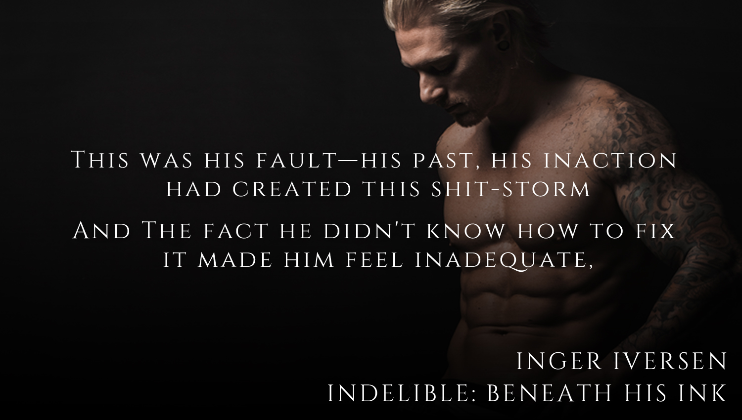 Jen's Reading O: Indelible: Beneath His Ink by Inger Iversen - Cover Reveal