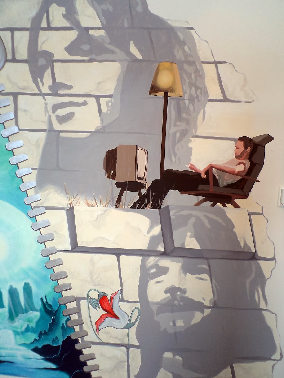 Pictura Murala Timisoara: Pink Floyd - Tribute mural