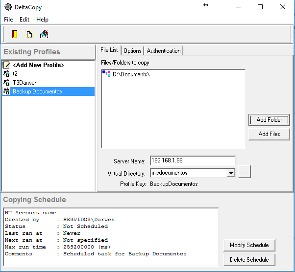 DeltaCopy: Backups con Rsync en FreeNAS II - zumo:de:mente