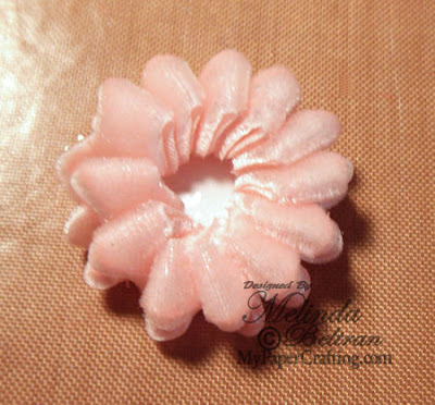 CraftyMelinda.com: Ric-Rac Rosette Ribbon Flower Tutorial and Layout