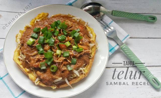 Resep Tahu Telur Sambal Pecel
