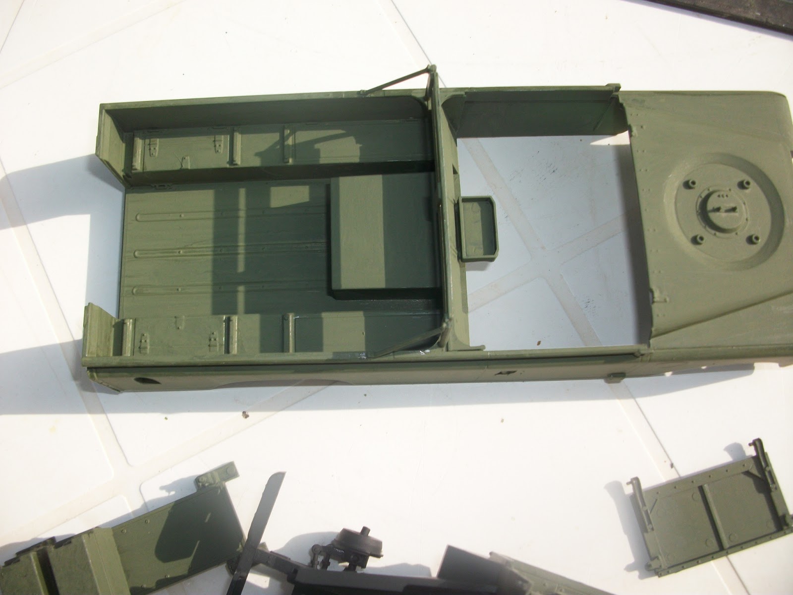 Maquettes Dioramas Sampiero Models: Land Rover 109 paratroopers