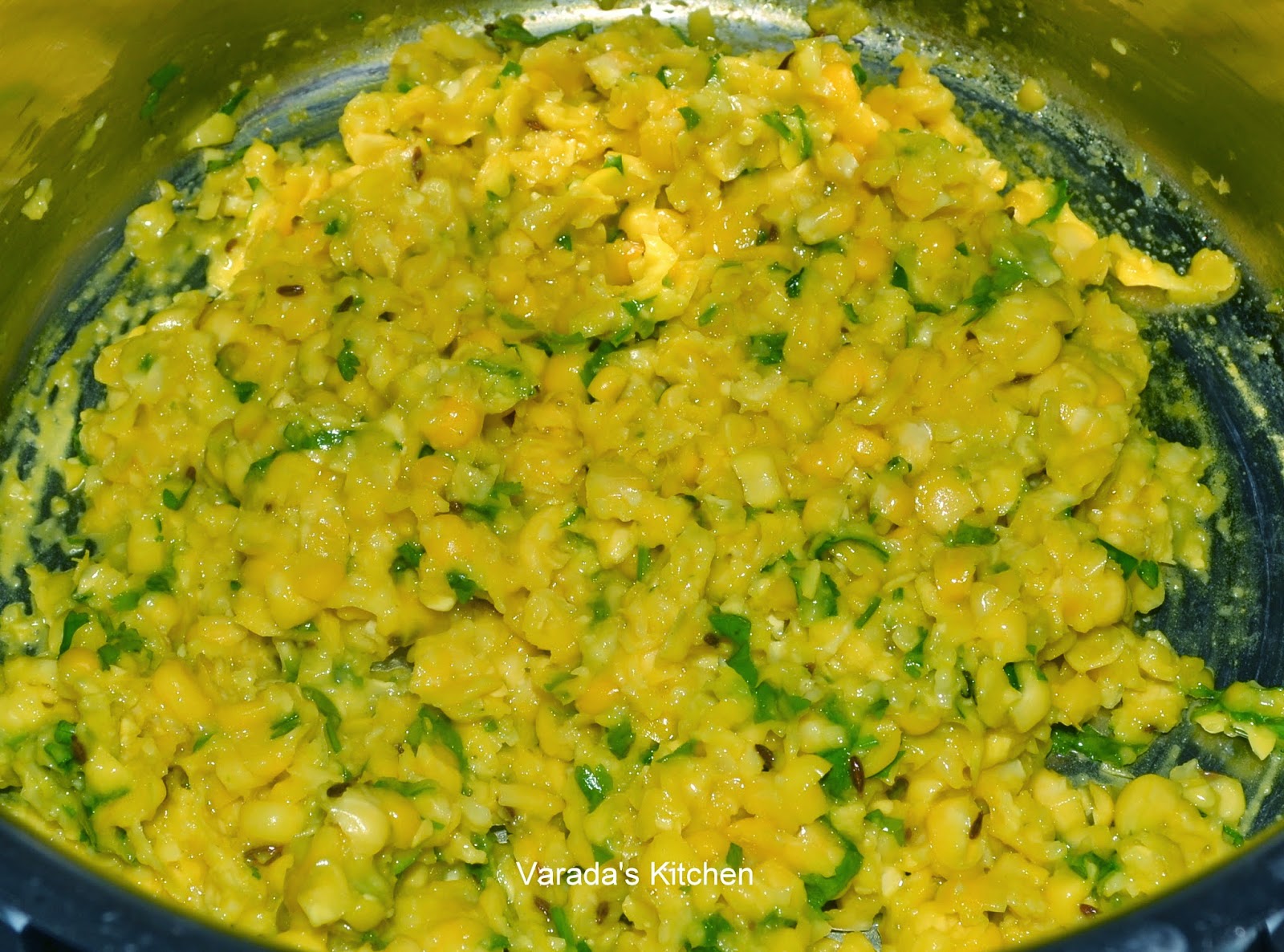 Kolya Makkyachi Bhaji (Makka bhaji / Fresh Corn side)