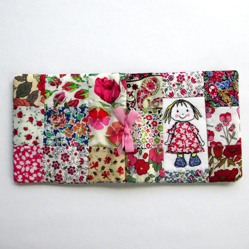 Flutterby Patch: Freestyle machine embroidery