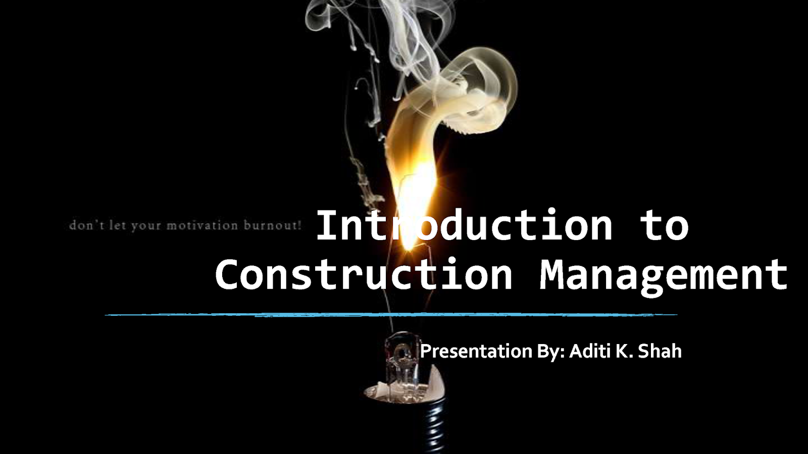 Introduction to Construction Management - Software engineering
