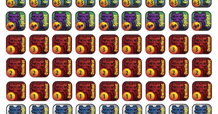 Battletech Tokens - Painted Addiction