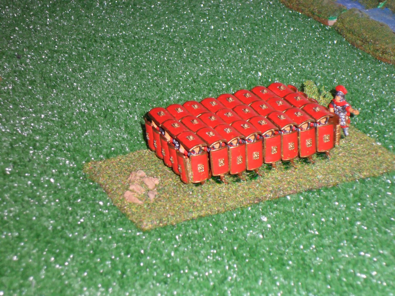 Westerhope Wargame Group: Warrior Testudo,update and finished formation.