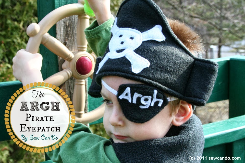Sew Can Do: Ahoy!! Thar Be A Pint Sized Pirate!