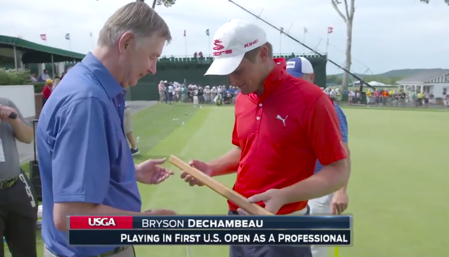 Video: Ken Brown Gets Owned By Bryson DeChambeau On The Stimpmeter ...