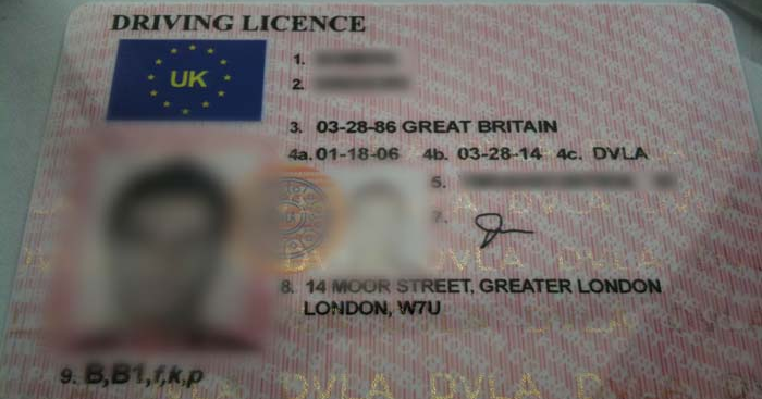 UK Driving License PSD File ~ We Are Professional