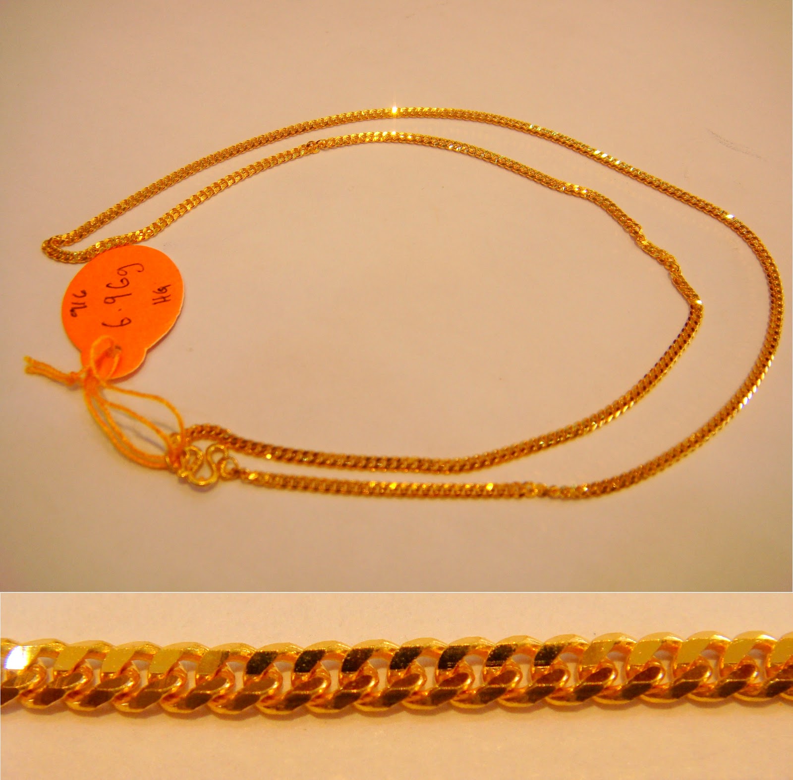 Kedai Emas Sri Harmoni: RANTAI LEHER FESYEN/PADU