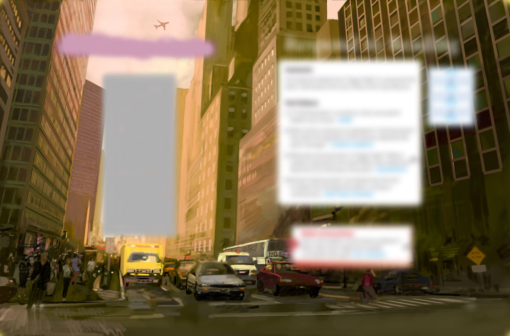 Illustration Fixation: Quiet Noise - Painting a City Scene