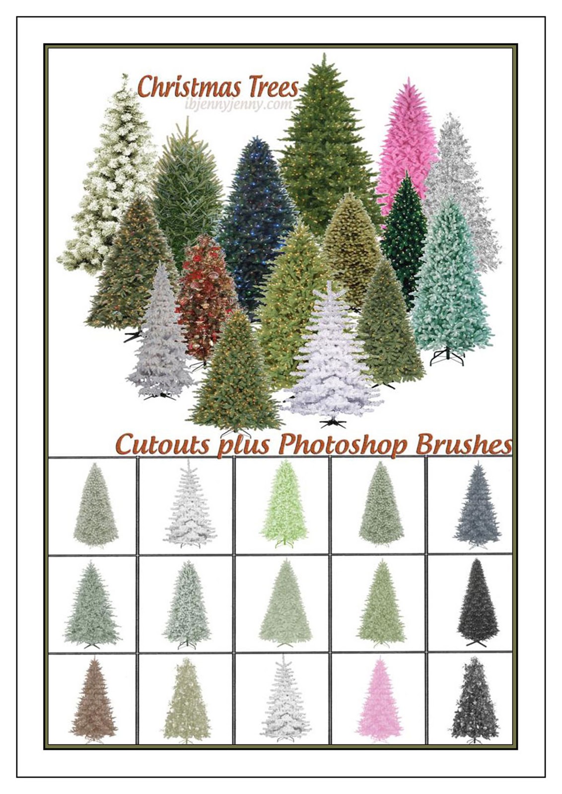 Ultimate FREE Christmas Design Resource | ibjennyjenny Free Resources