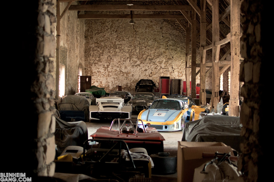 Just A Car Guy: Looks like a barn find race car collection in a barn ...