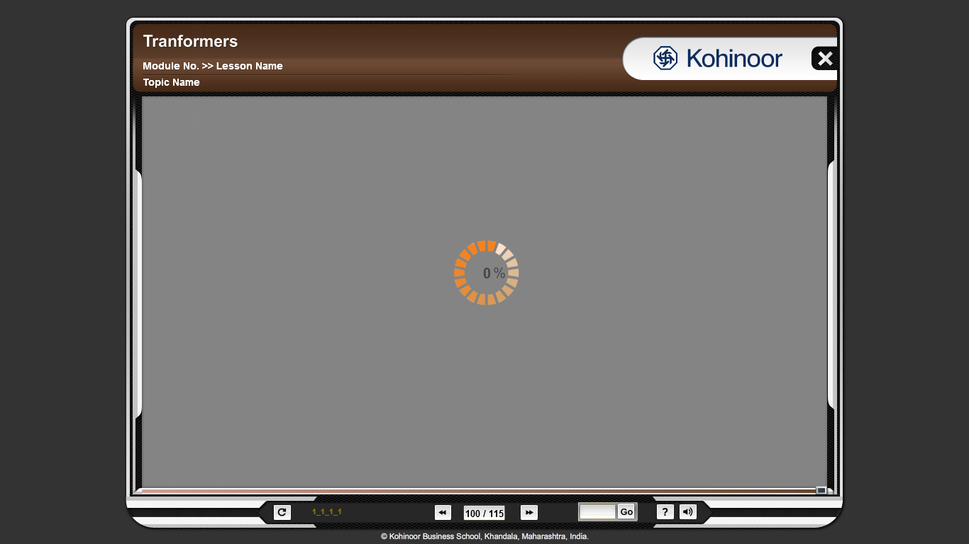 ELearning User Interface Design