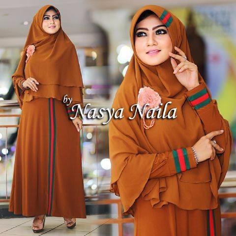 RUMAH HIJAB SAVANA: Gamis Syari Gucci by Nasya Naila