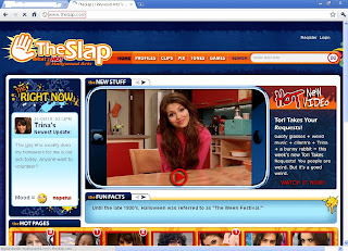 Just Teens Crazy!: Como entrar no site TheSlap da série Victorious?