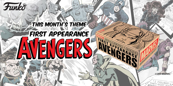 Funko Marvel Collector Corps FIRST APPEARANCE AVENGERS August ...