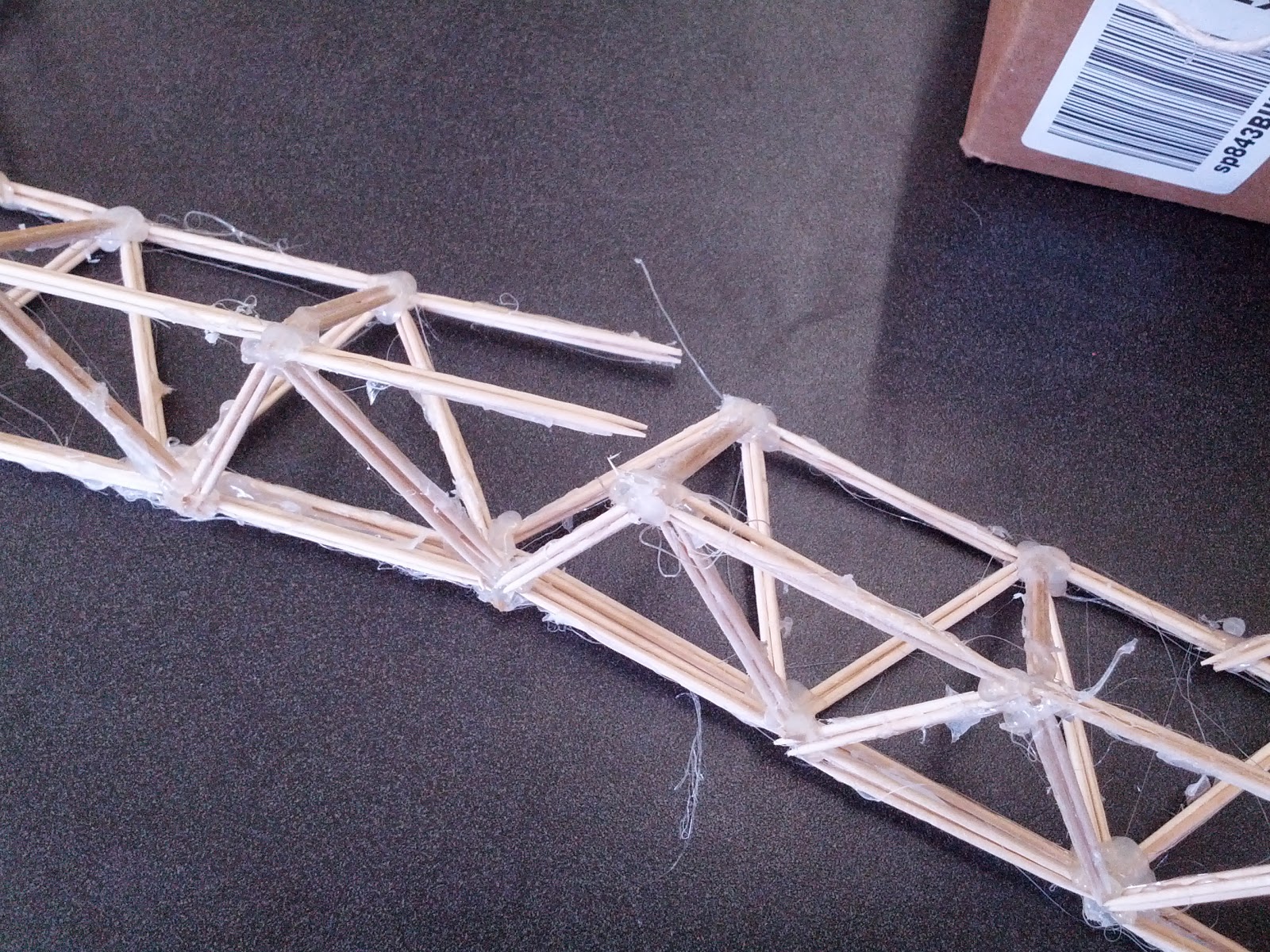 Engineering Portfolio 2013: Toothpick bridge challenge