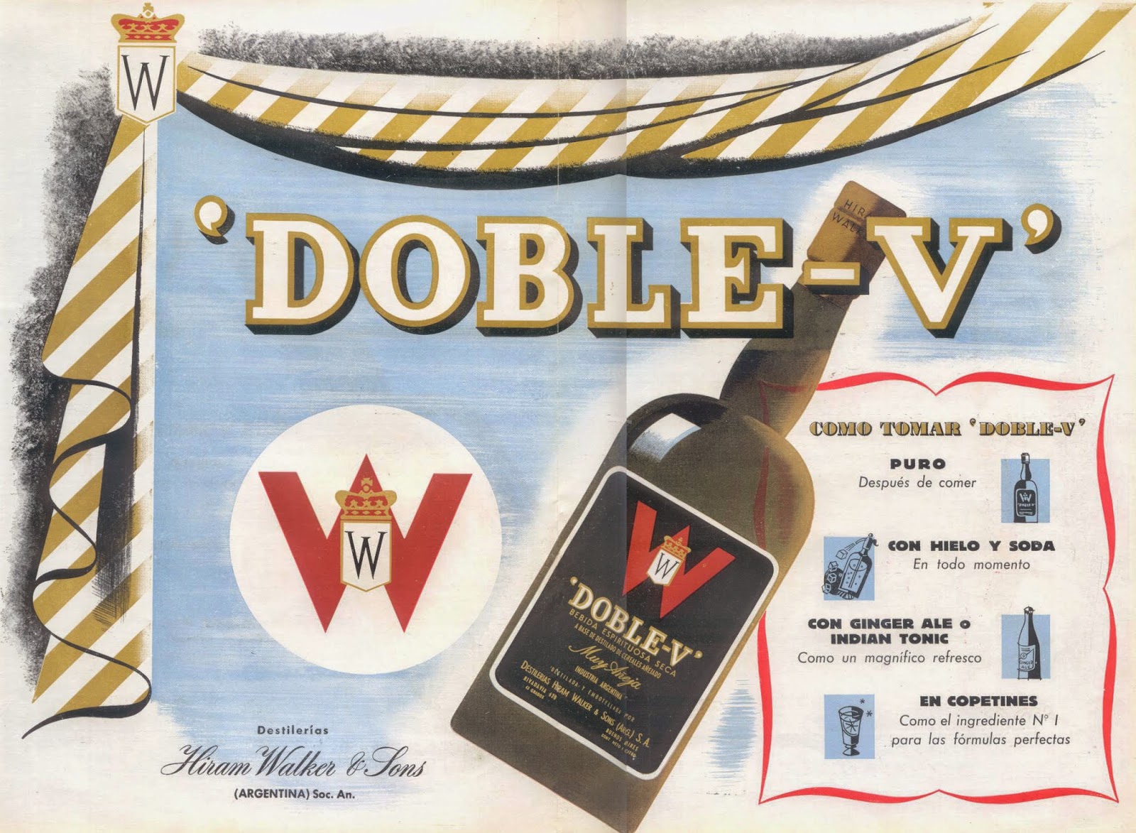 EL BARMAN CLÁSICO ARGENTINO: AÑEJO DOBLE V