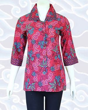 15 Model Baju Batik Formal Wanita Modern Terbaru 2019 | Model Baju ...