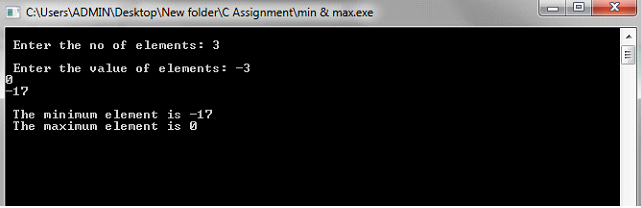 Write a Program to Find Out The Minimum and Maximum Number is an Array