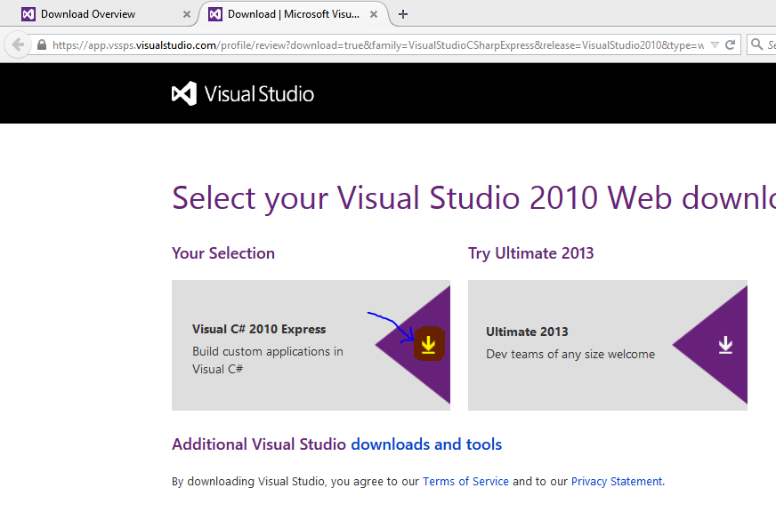 Microsoft Visual C# 2010 Express edition installation | Automation Home