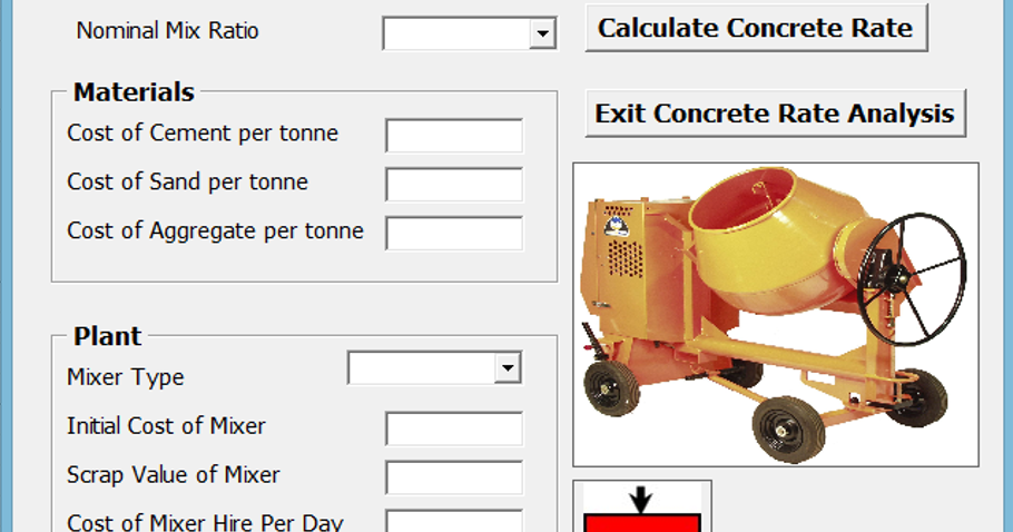 CivilStructural Guru: Concrete Rate Analysis Software By CivStruct ...