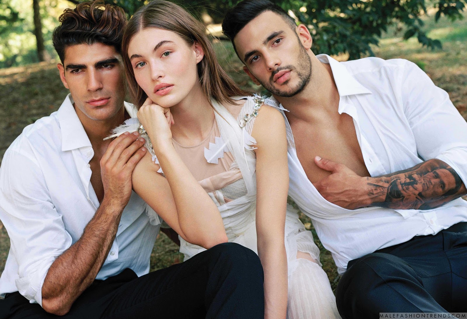Teddy Spanos y Stevan Stevanovic para V Magazine por Bruce Weber
