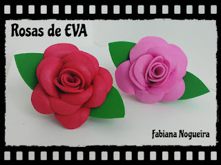 Festa Fácil e Econômica: Rosas de EVA com Molde