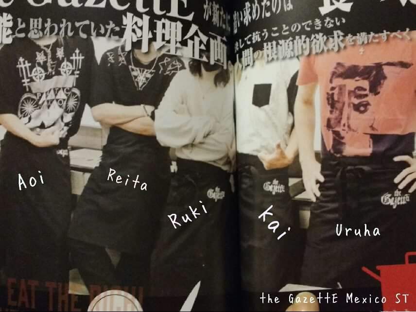 THE GAZETTE URUGUAY: CURIOSIDADES: the GazettE Cocinando - Garish Room 25.