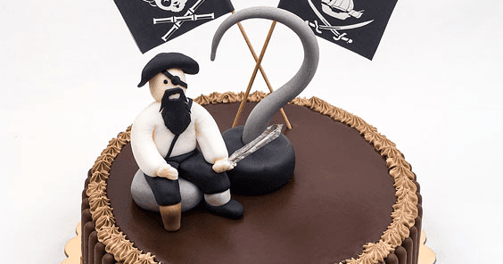 Moj svet kuhanja in priprave sladic: Torta Gusar in kljuka