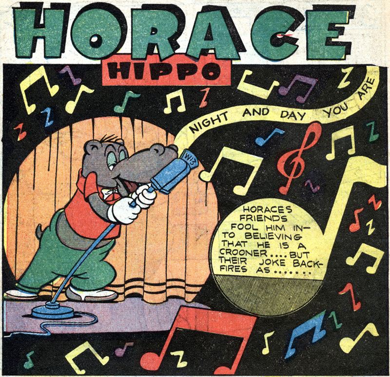 The 1940s Funny Animalphabet: 1940s Funny Animalphabet - H