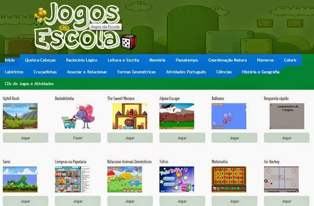 Softwares e Atividades Educativas: Jogos da Escola