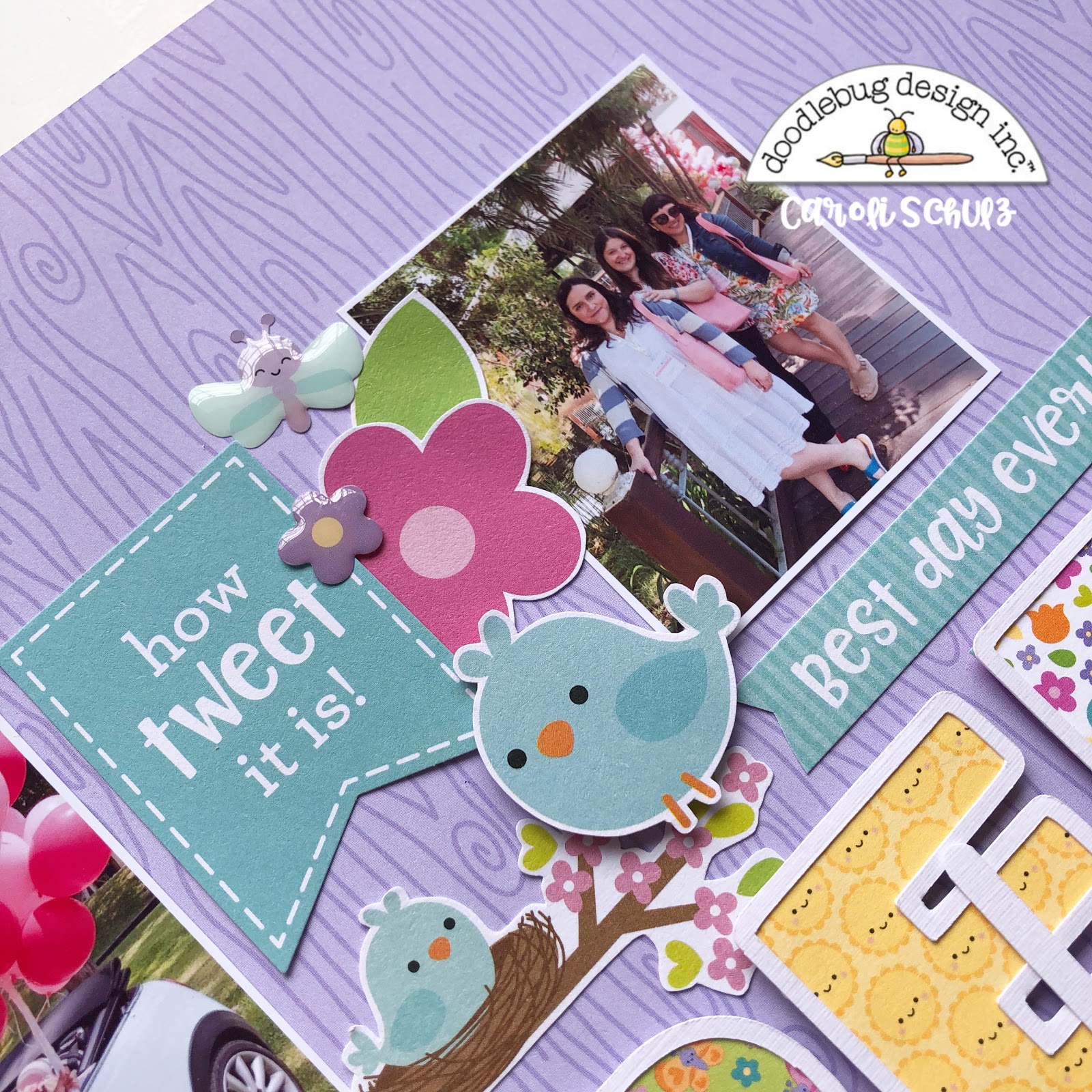 Doodlebug Design Inc Blog: SIMPLY SPRING | Paper Park Layout with Caroli