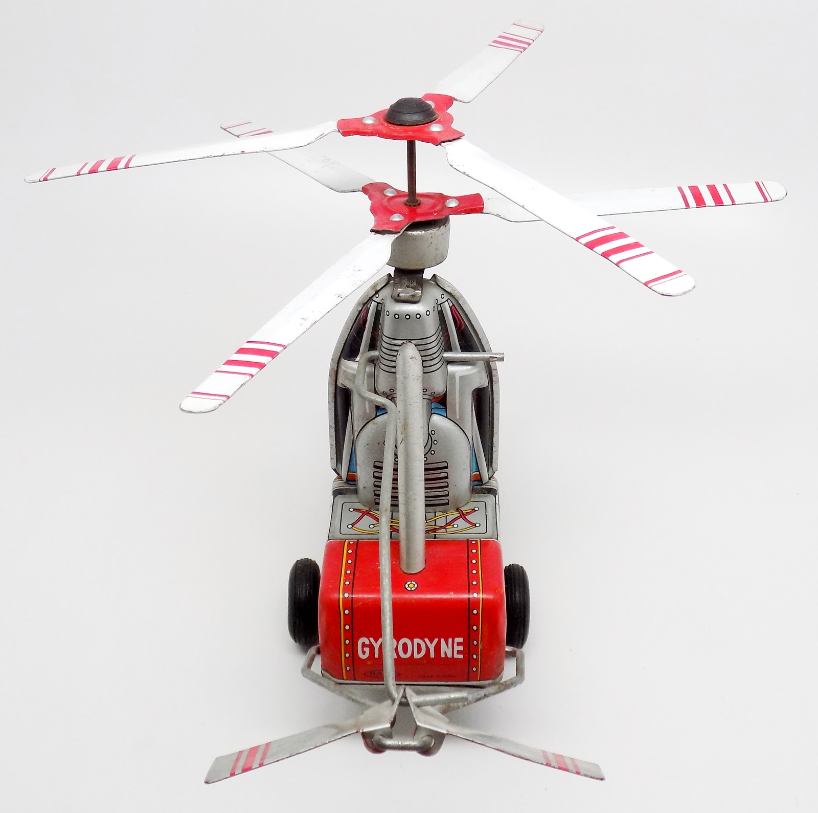 Toys and Stuff: Japan - Haji USAF Gyrodyne XRON-1 Rotorcycle