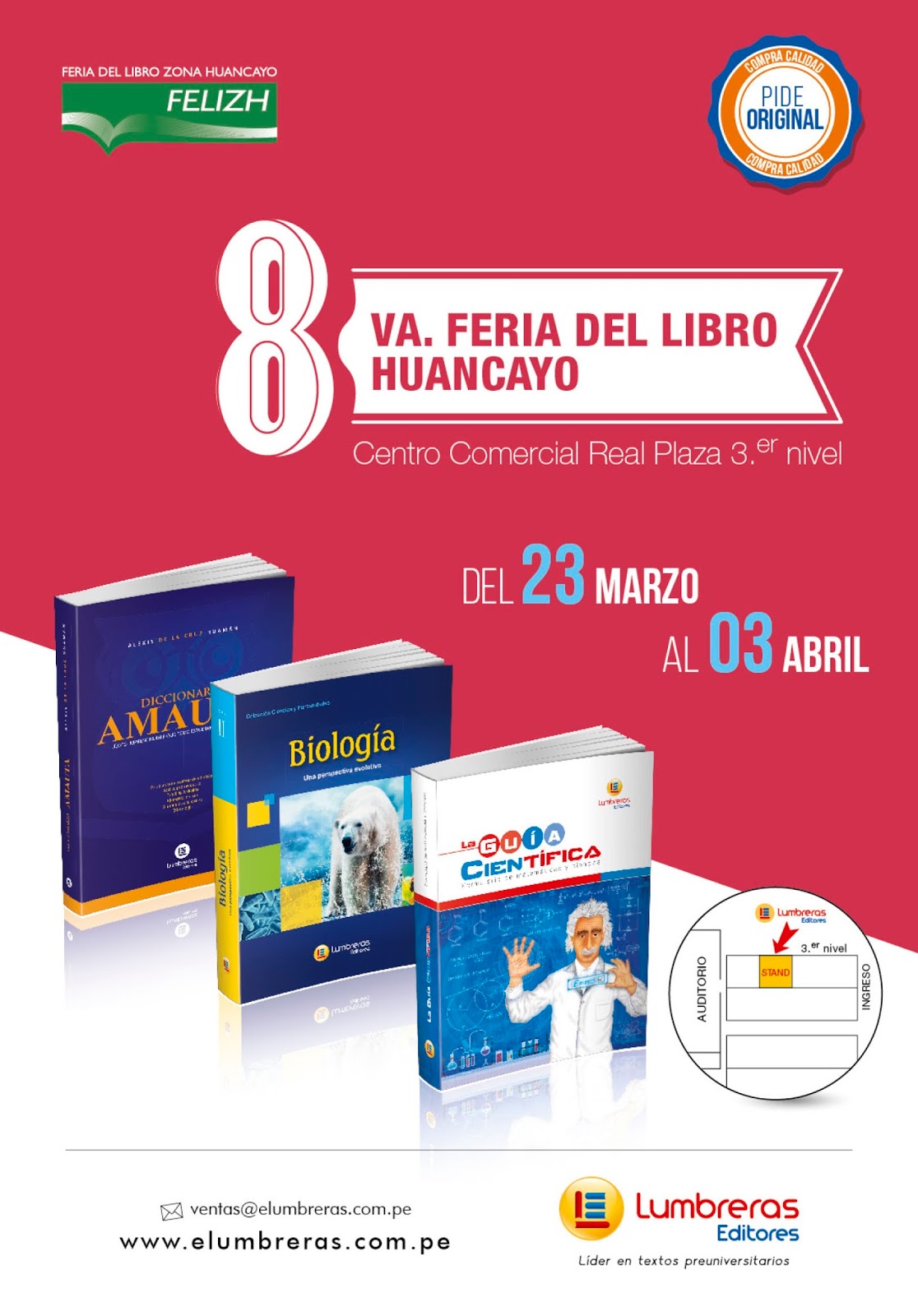 Lumbreras Editores Noticias: Lumbreras Editores presente en Huancayo