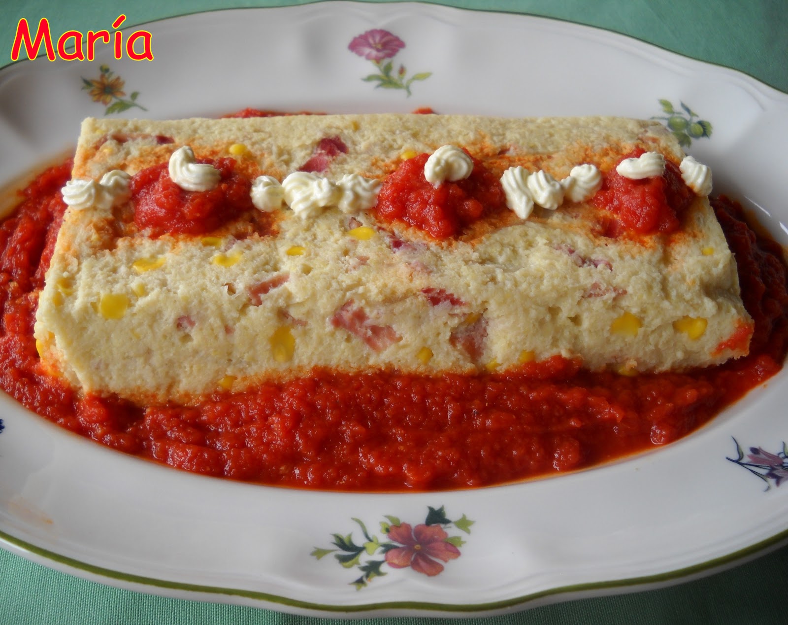 EN LA COCINA: PASTEL DE REPOLLO Y JAMÓN