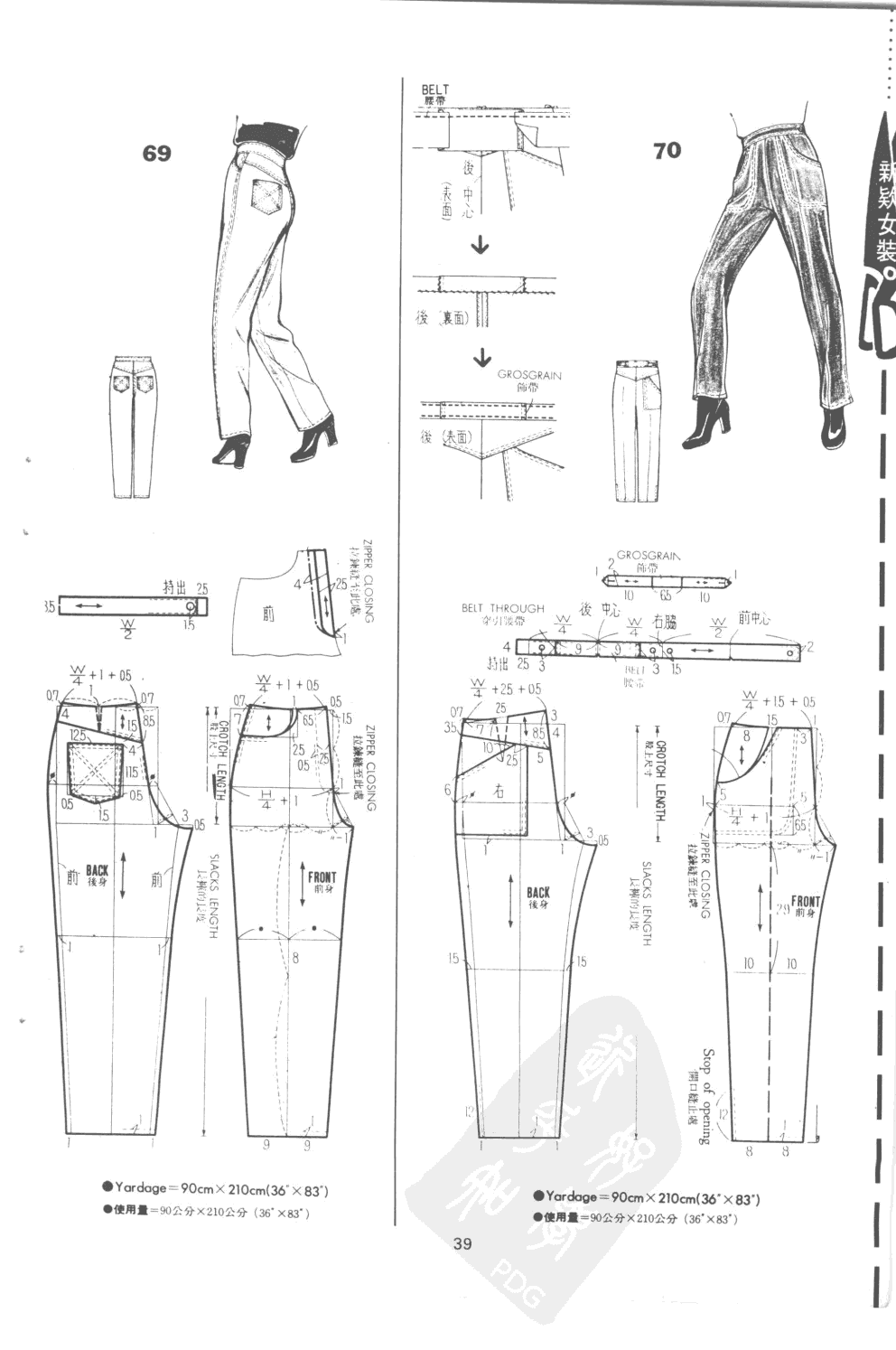 PANTS ( method of pattern making) - modelist kitapları