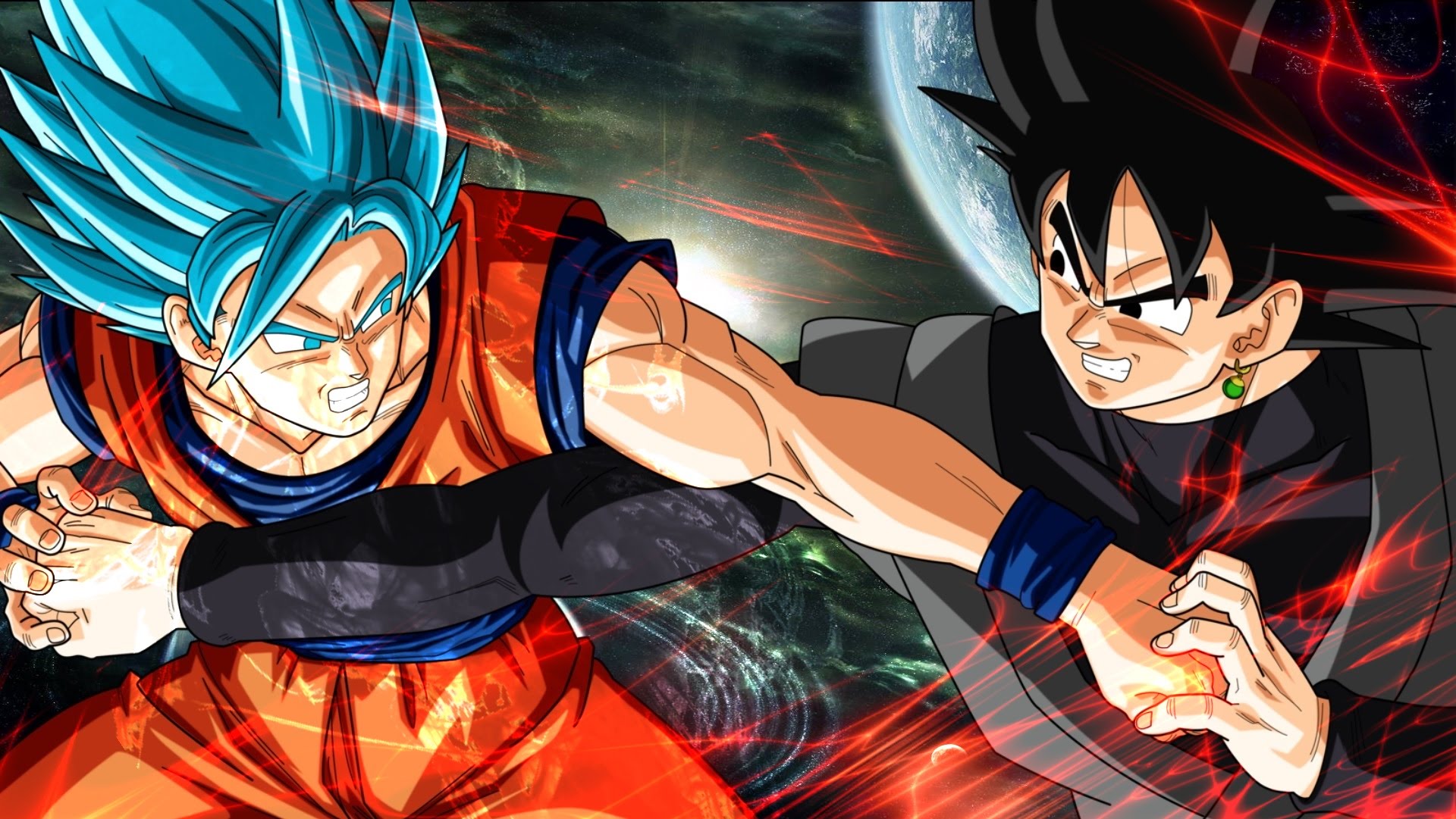 Papel de Parede Saiyajin Goku e Gohan - Papel de Parede Grátis para PC HD
