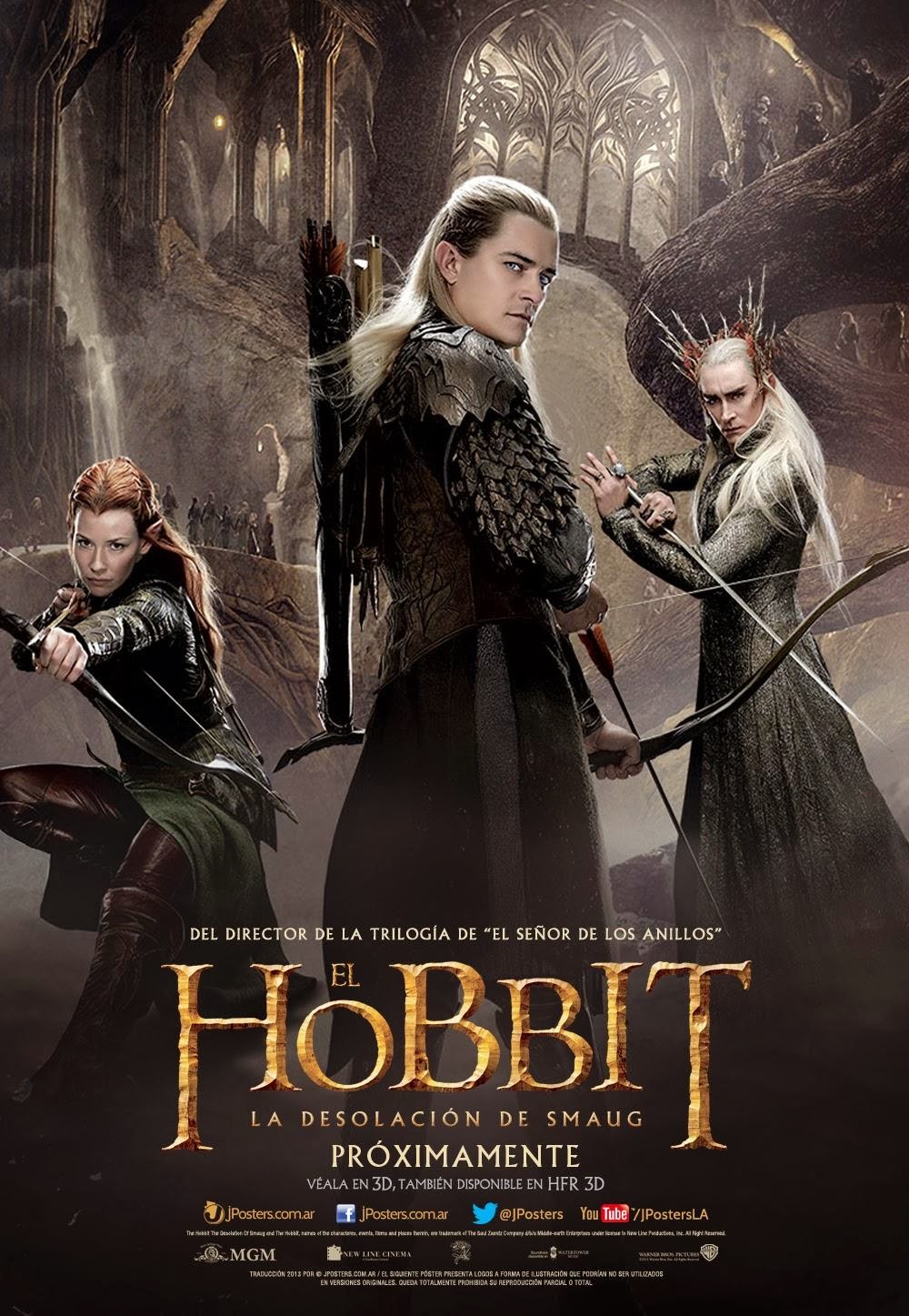 The Geeky Nerfherder: Movie Poster Art: 'The Hobbit: The Desolation Of ...