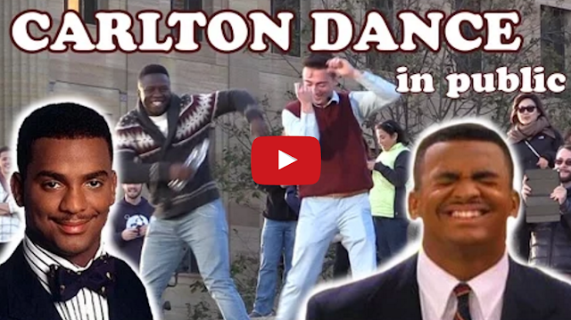 Doing the 'Carlton Dance' in Public