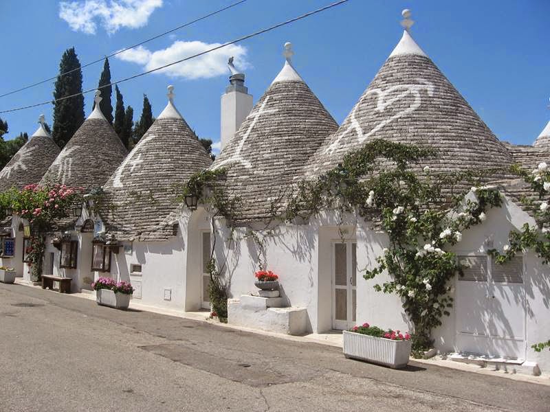 Trulli, The traditional dwellings in Alberobello, Italy