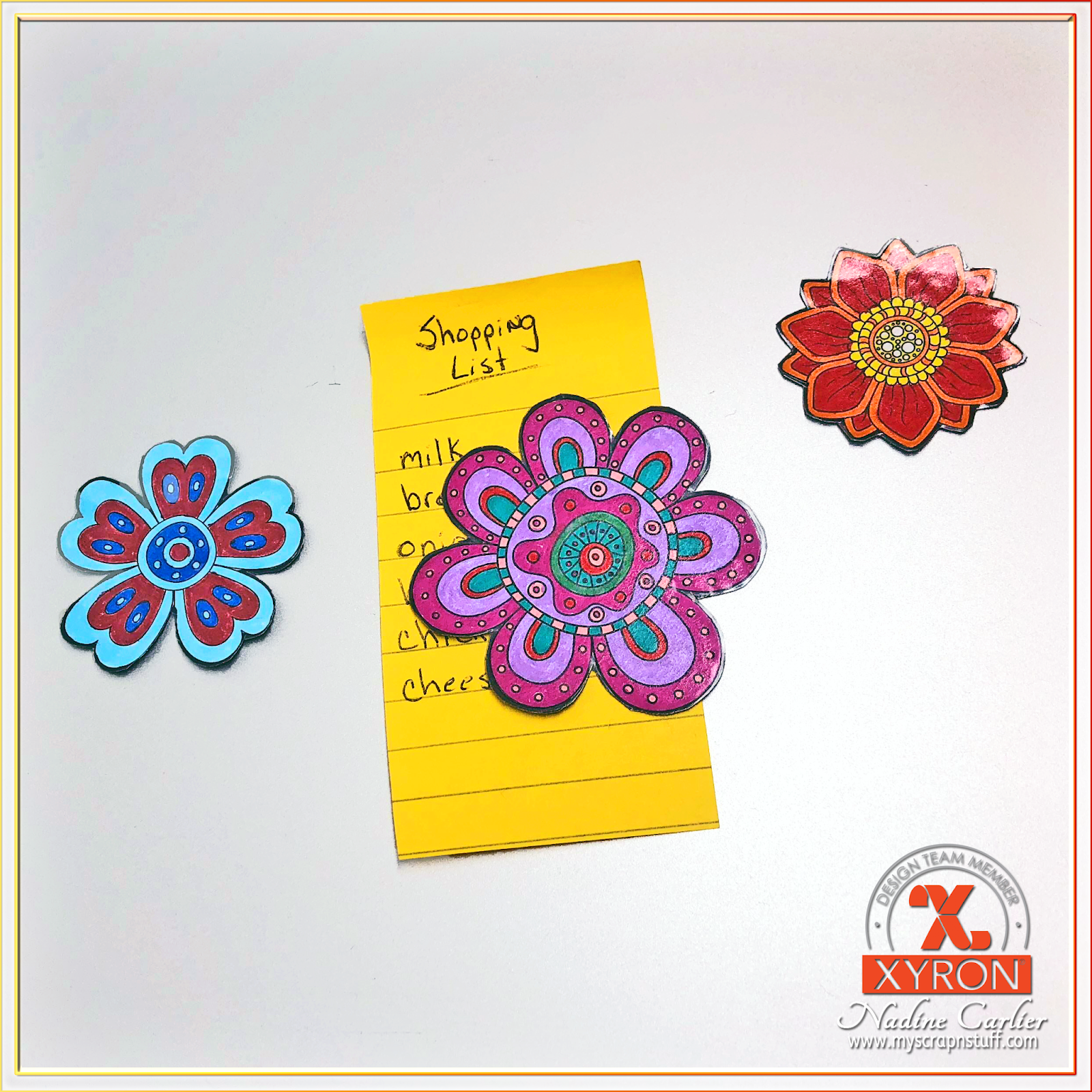 How To Make Cute Easy Magnets ~ Nadine Carlier