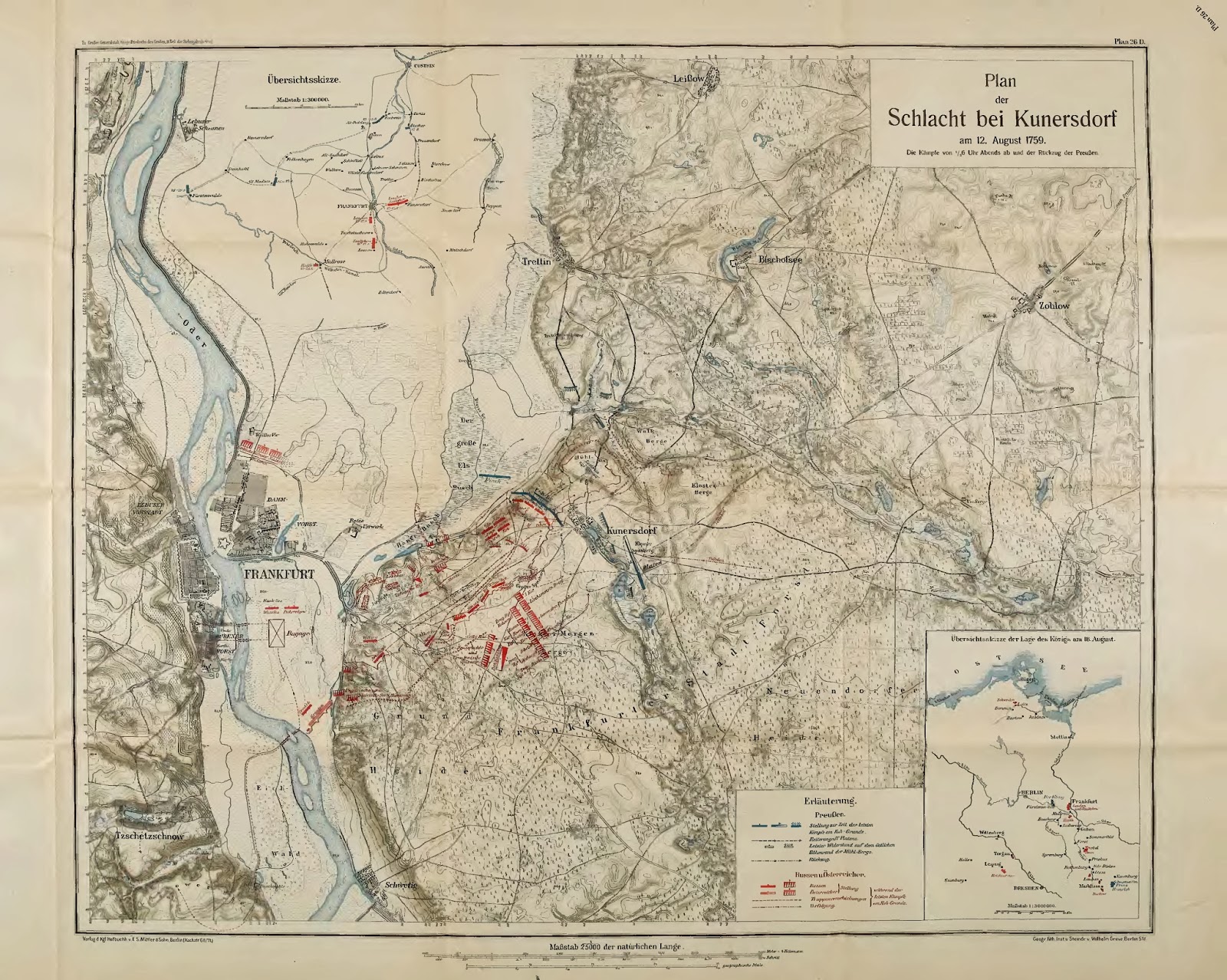 Каждому свое: Карты сражений времен Семилетней войны (1758-1759 годы)