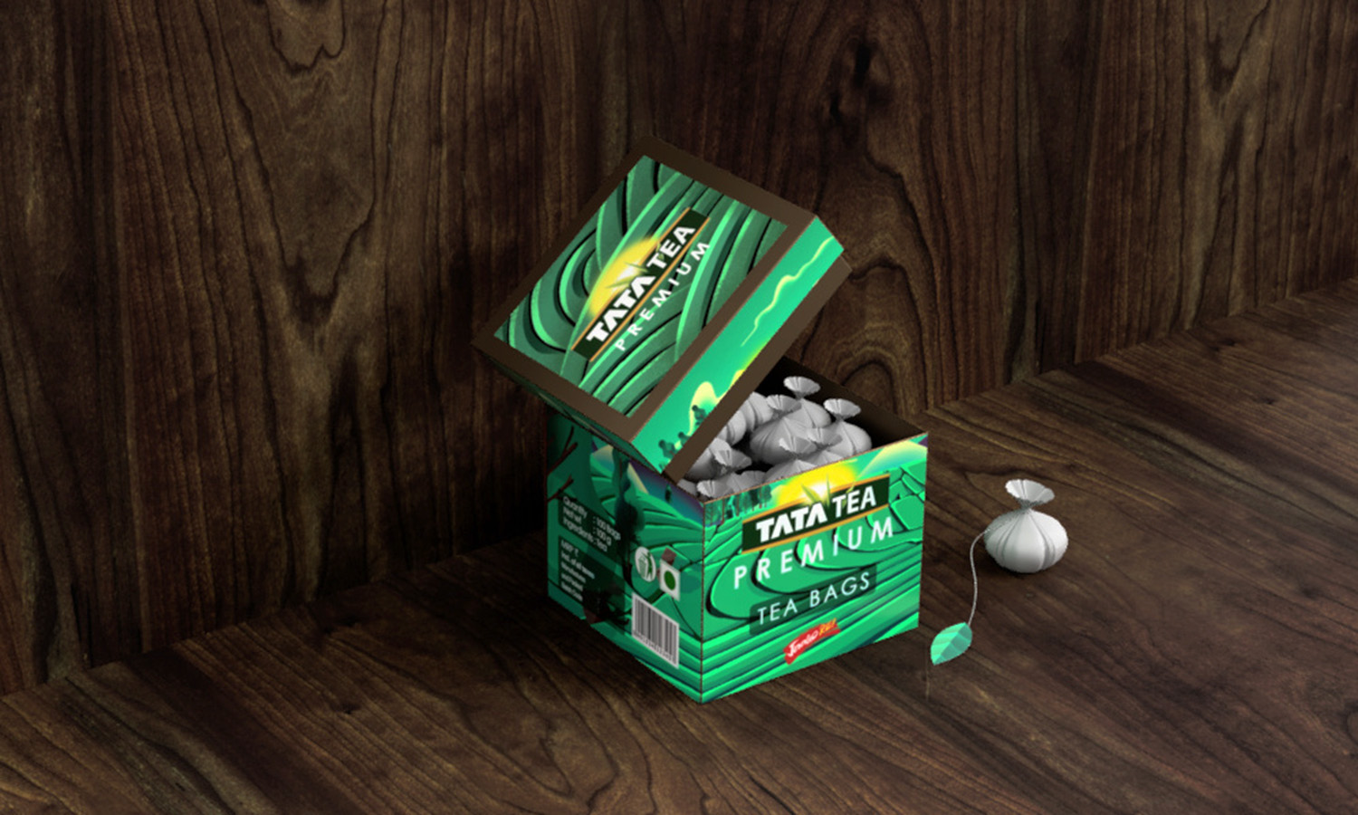 TATA Tea Premium Tea Bag and Box – Redesigned – Packaging Of The World