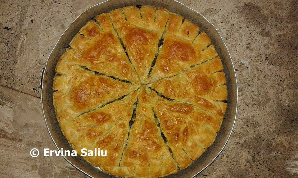 KuzhinaIme.al: Byrek me presh dhe spinaq. (Receta nga Ervina Saliu)