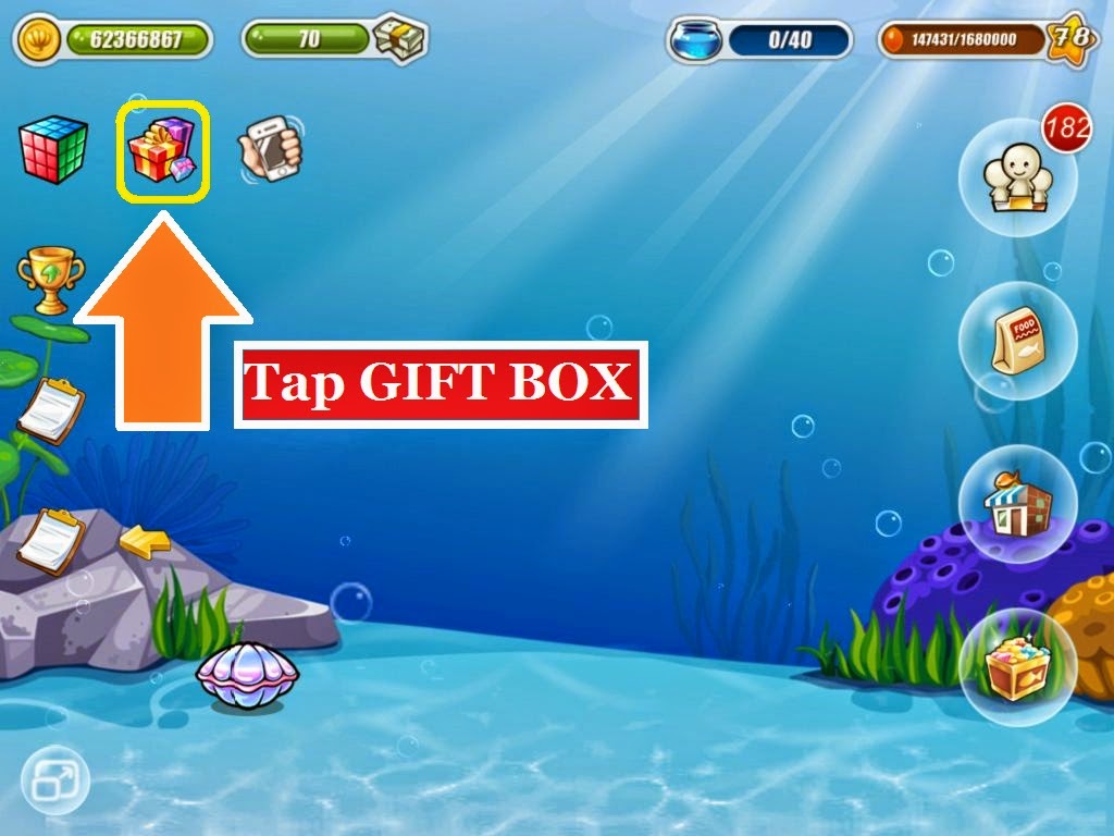 Happy Fish Tips (iOS Devices): How to Redeem Bonus Code